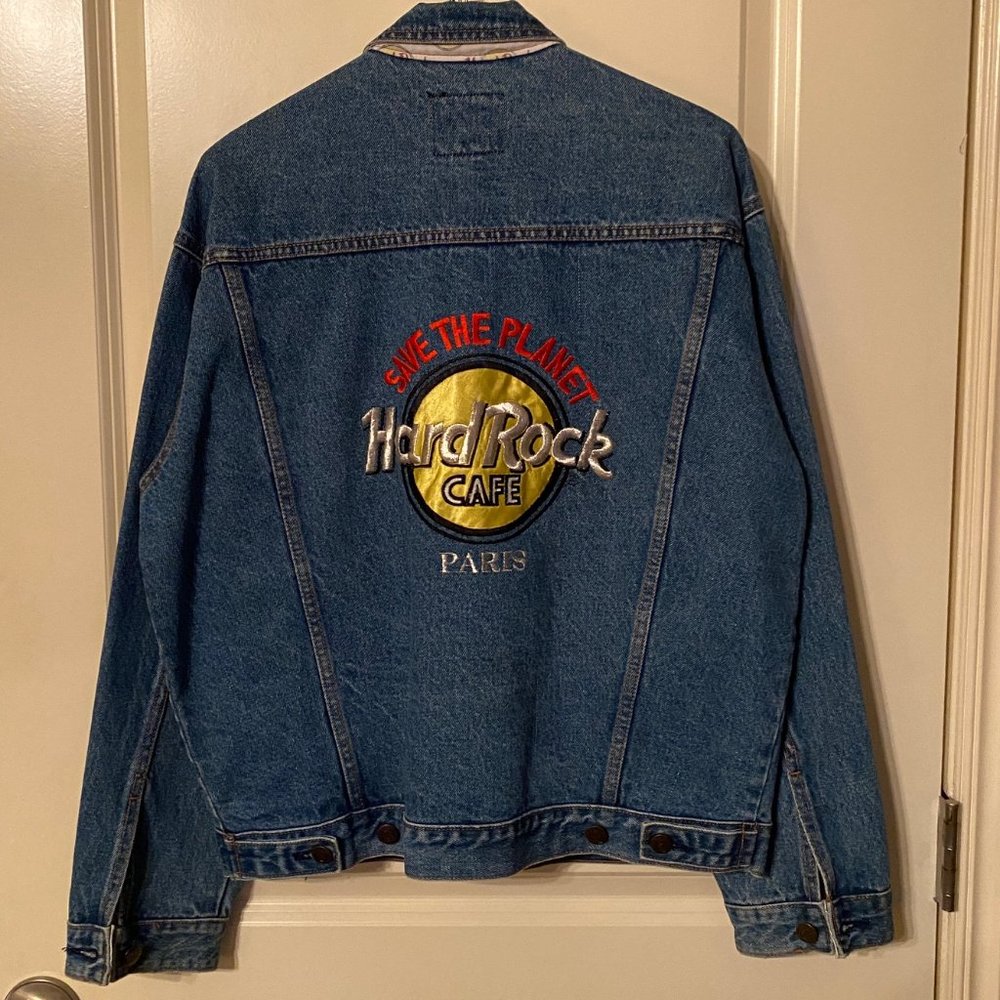 Hard Rock Cafe Paris Jean Jacket (1991) - Gem